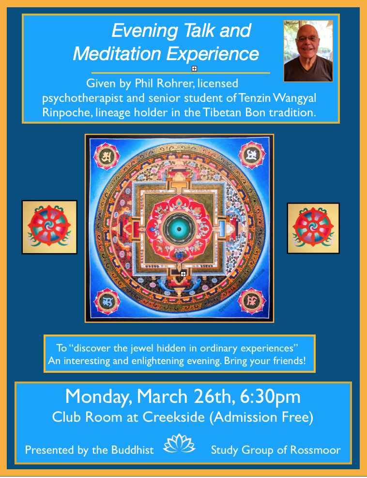 phil rohrer eric cox - Buddhist Study Group